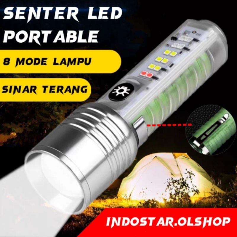 Jual SENTER SWAT MINI LED ZOOM SUPER TERANG SENTER SWAT POLICE LIGHT⭐ IndoStar ⭐ | Shopee Indonesia