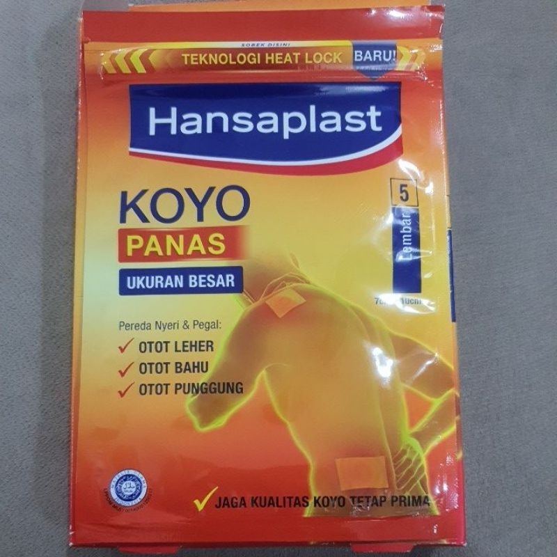 Jual KOYO panas HANSAPLAST ukuran besar isi 5 lembar | Shopee Indonesia Jual KOYO panas HANSAPLAST ukuran besar isi 5 lembar | Shopee Indonesia