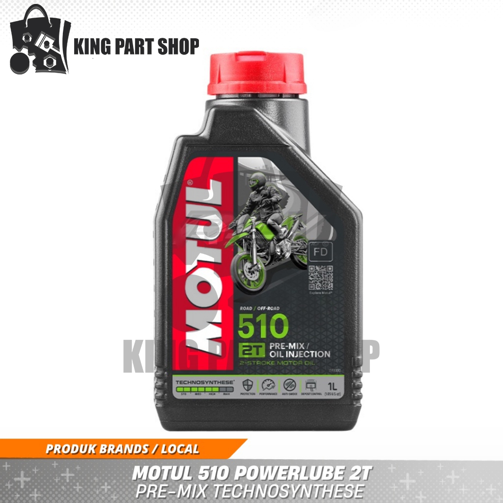 Jual Oli Samping Motor 2 tak Motul 510 2T Technosynthese 1L | Shopee ...