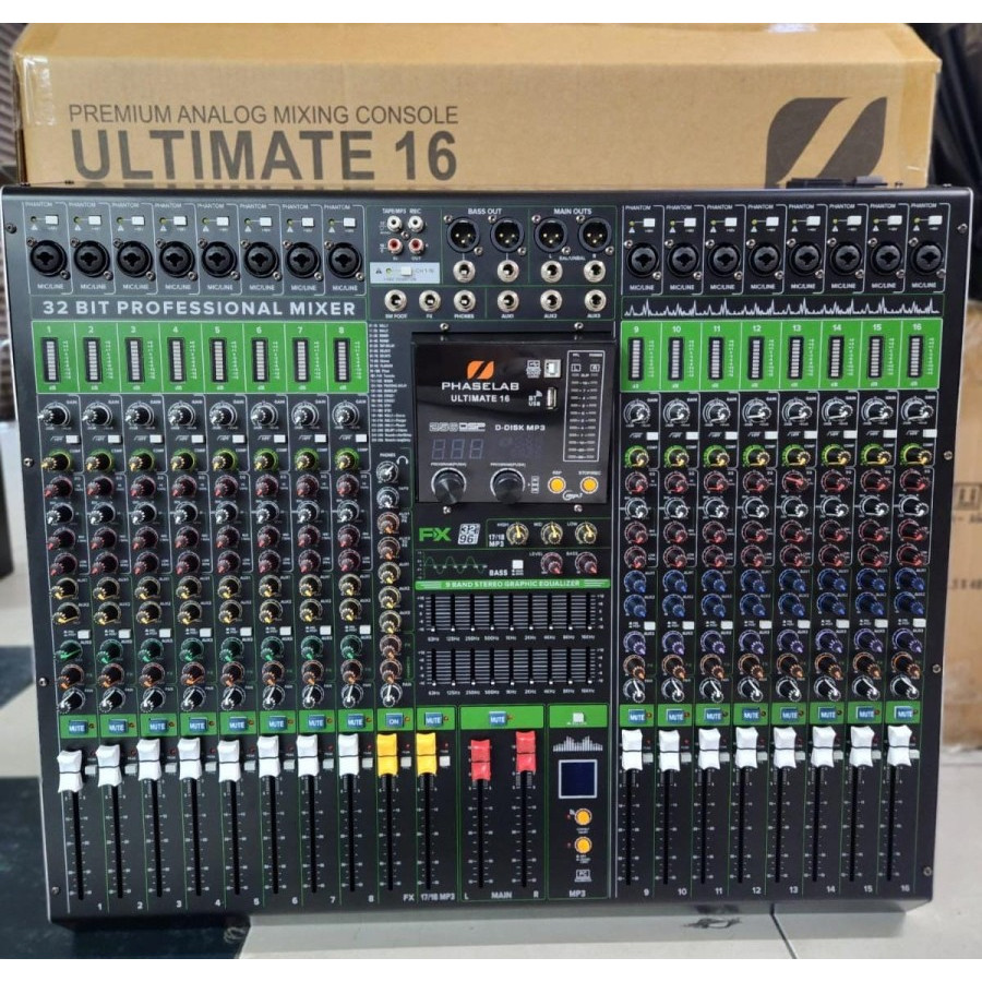 Jual Mixer Audio 16 Channel PHASELAB ULTIMATE 16 mikser PHASE LAB ...