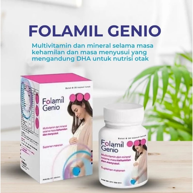 Jual Folamil Genio Soft Cap (Btl/30's) Suplemen Ibu Hamil Dan Menyusui ...