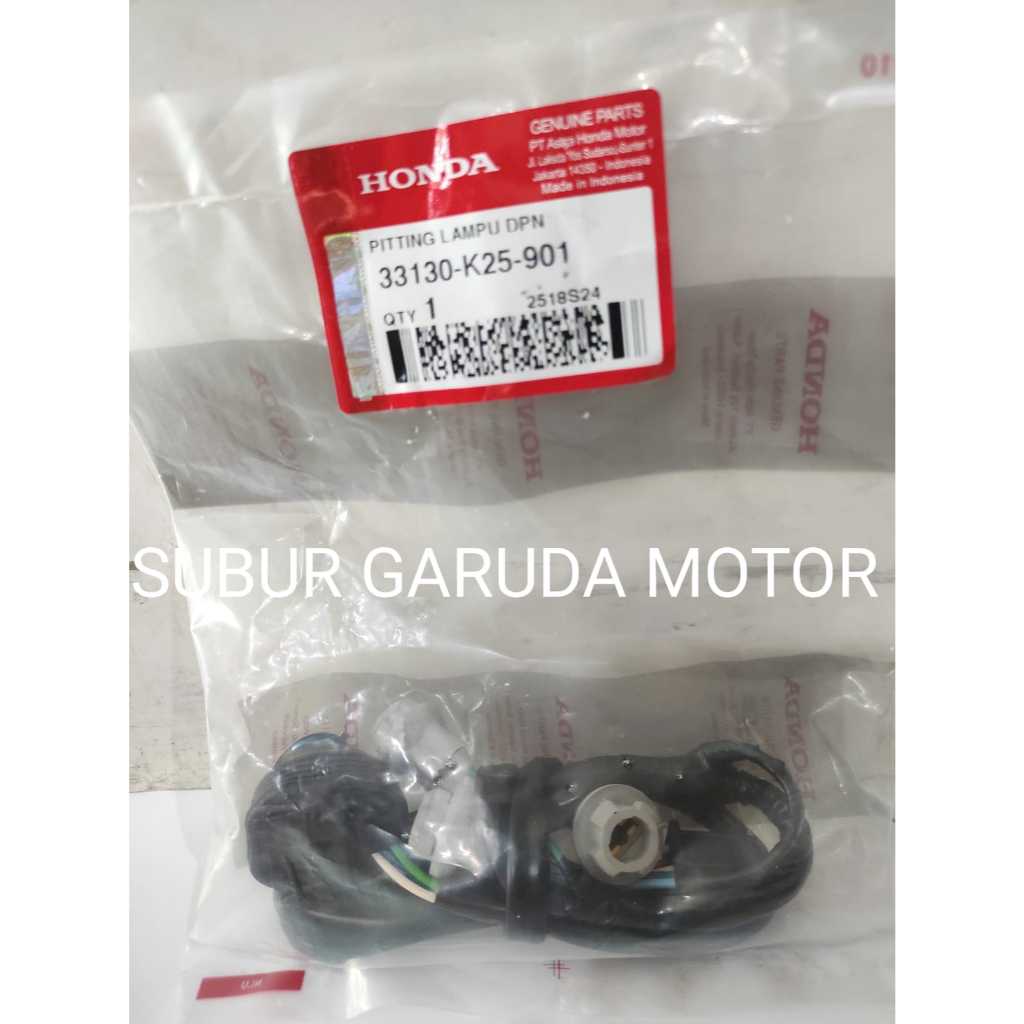 Jual PITTING LAMPU SOKET DEPAN BEAT FI STARTER KASAR TIPE K25 MERK AHM ...