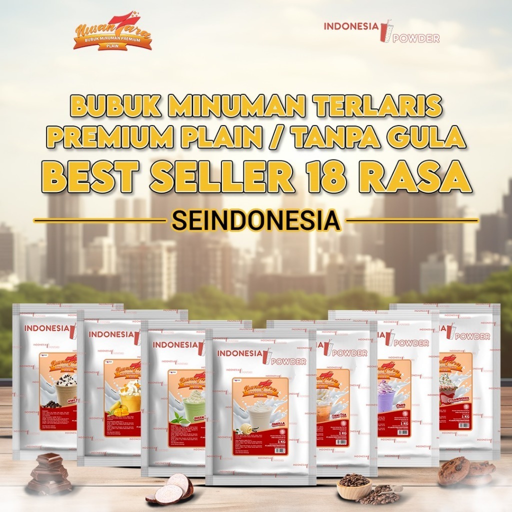 Jual [SERIES] OMURA NUSANTARA Bubuk Minuman Instant Premium Plain Tanpa ...