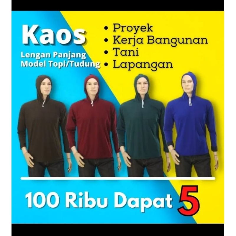 Jual Kaos lengan panjang Hoodie /kaos telesan/kaos basahan 100rb dapat ... Jual Kaos lengan panjang Hoodie /kaos telesan/kaos basahan 100rb dapat ...