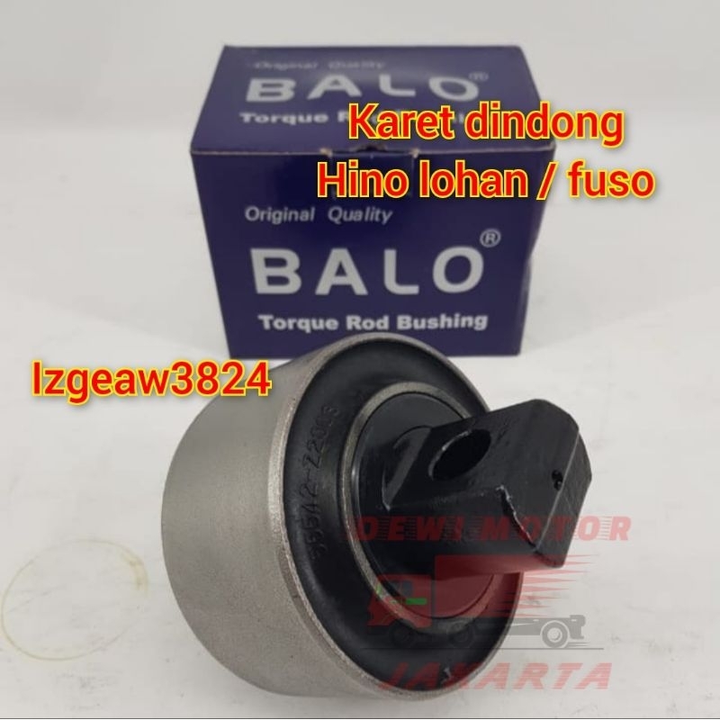 Jual rubber bushing torque rod karet dindong truk hino fuso nissan ...