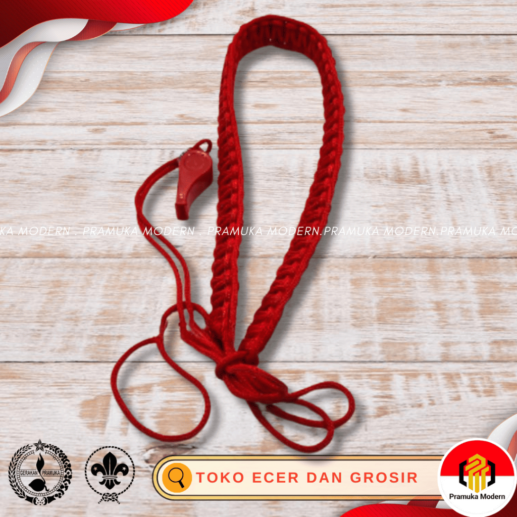 Jual Talikur pramuka penggalang / tali koor pramuka warna merah ...