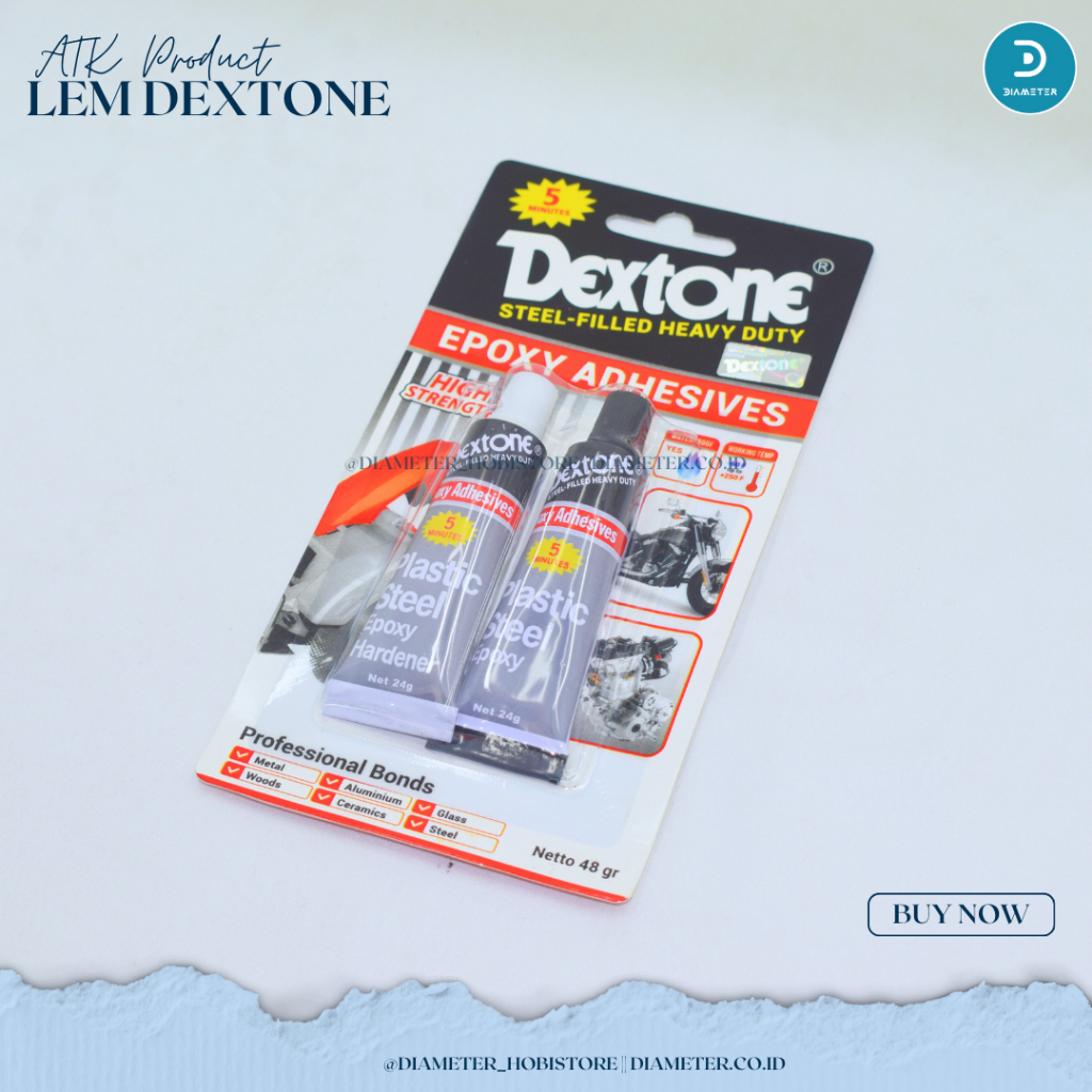 Jual Lem Besi Dextone Steel 48 gram / Lem Serba Guna | Shopee Indonesia