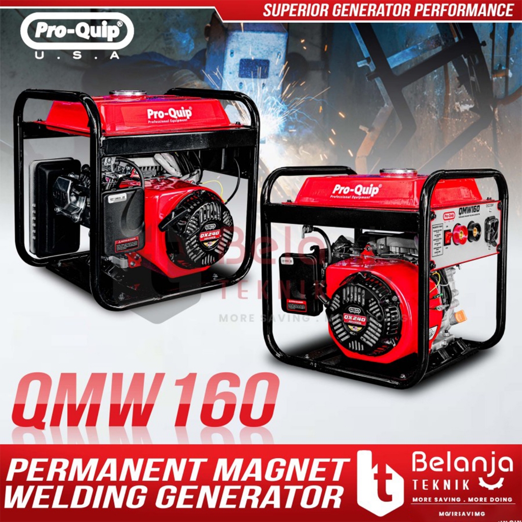 Jual Proquip Mesin Genset Las Industrial 2 In 1 QMW160 Welding ...