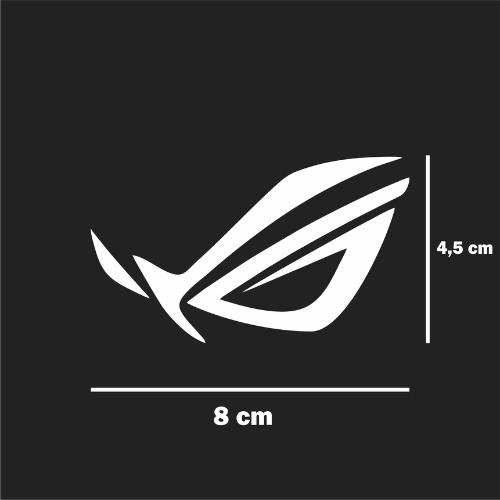 Jual Sticker ROG Gaming Merk Laptop Asus ROG Republic Of Game Stiker ...