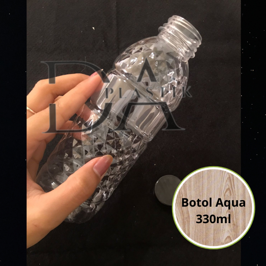 Jual Botol Aqua 330ml | Botol Bening | Botol Madu | Botol Juice ...