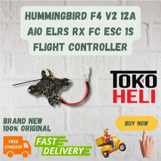 Jual HummingBird F4 V2 12A AIO ELRS RX FC ESC 1S Flight Controller ...