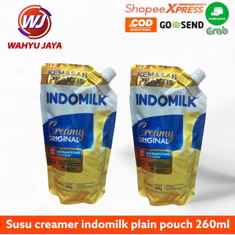Jual Susu indomilk creamer plain pouch 260ml | Shopee Indonesia