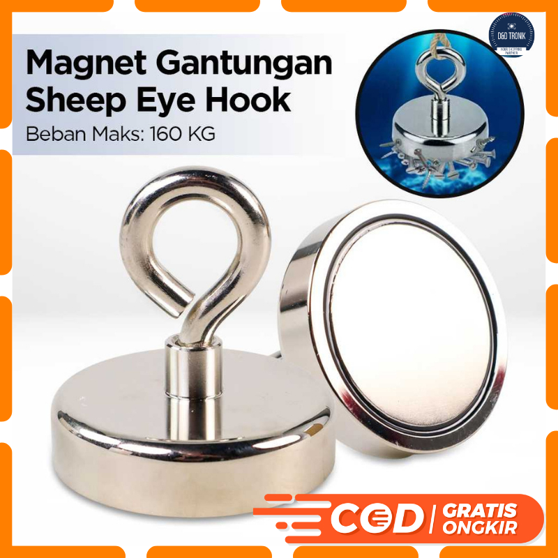 Jual MAGNET NEODYMIUM GANTUNGAN CANTELAN TEMPEL BAJU DINDING ROUND ...