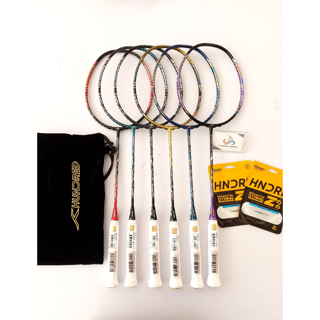 Jual Badminton HUNDRED SHADOW LITE 5U 32LBS 100% Original | Shopee ...