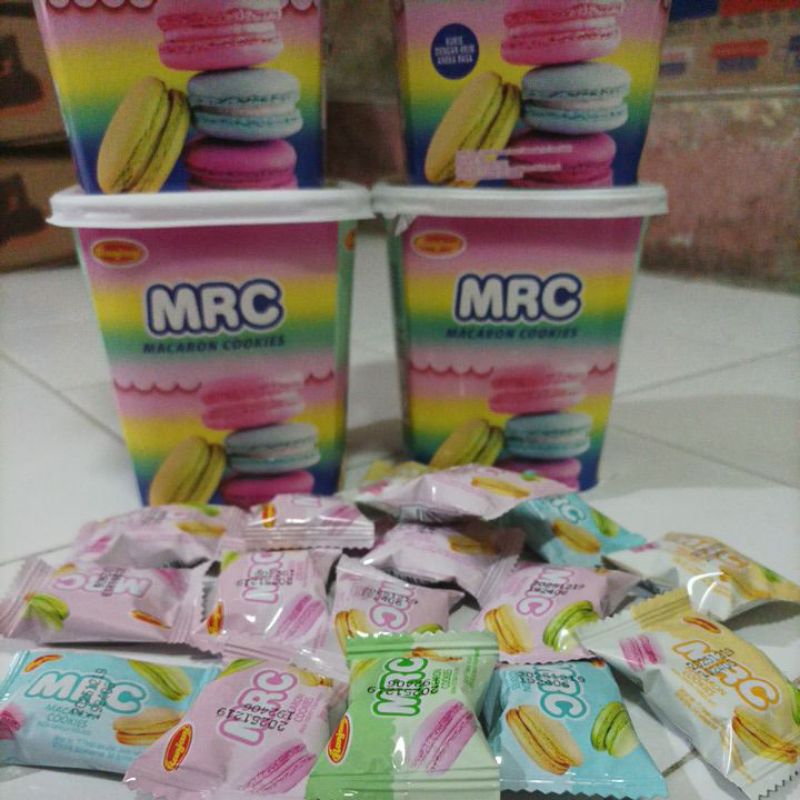 Jual macaron cookies MRC isi 20 aneka rasa makaron jajan viral | Shopee ...
