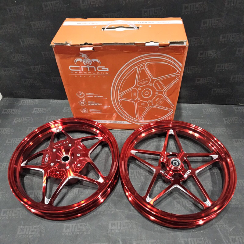 Jual Velg Velek CMG Racing CNC MG5 V2 Bintang Honda Vario 125 150 160 ...