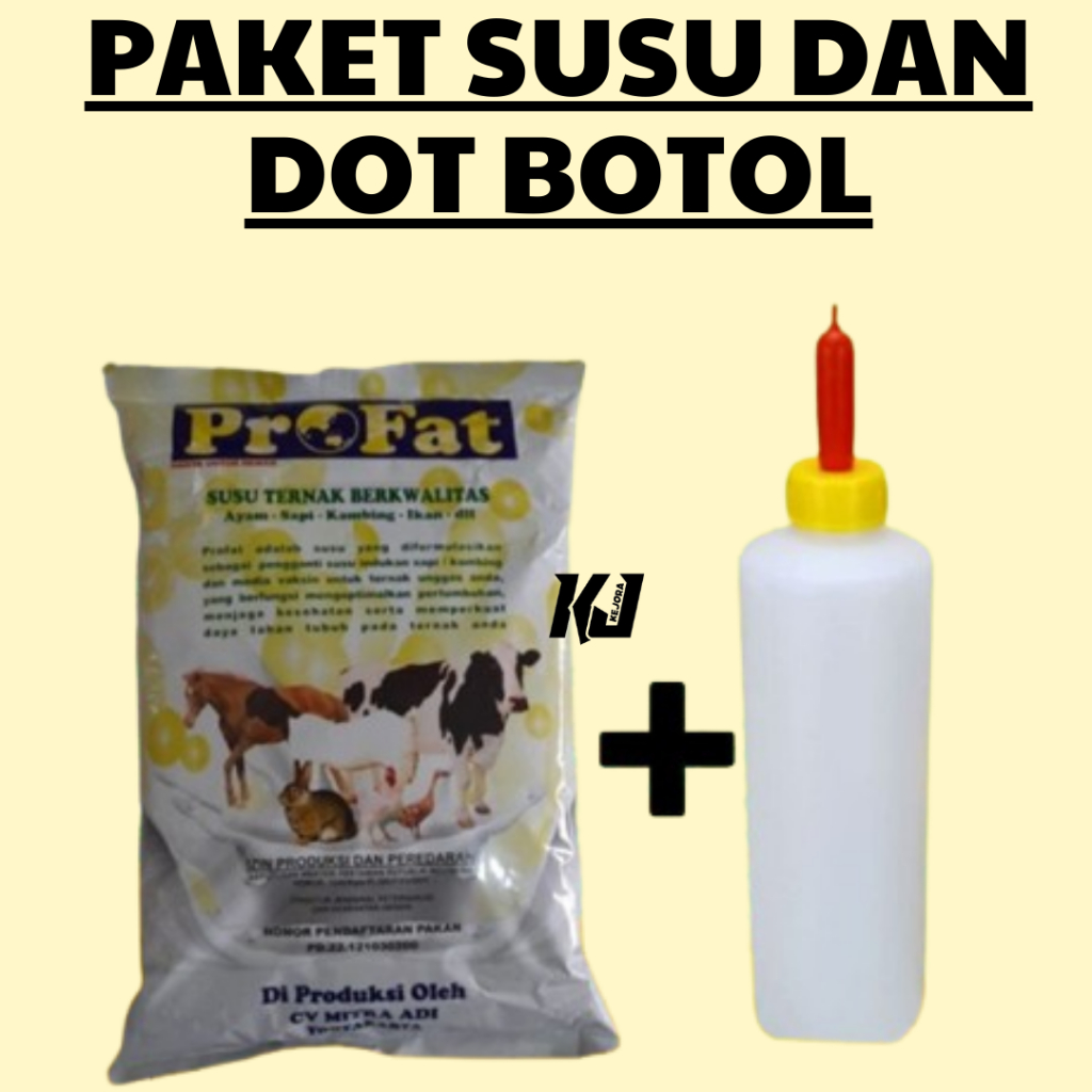 Jual Paket Susu Profat Dot Botol Susu Sapi Kambing kerbau | Shopee ...