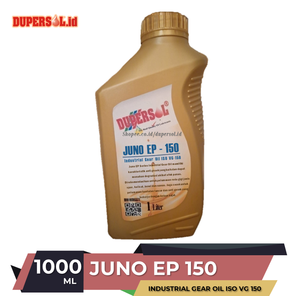 Jual DUPERSOL JUNO EP 150 / Oli Gear ISO VG 150 / Oli Gearbox sae 150 ...