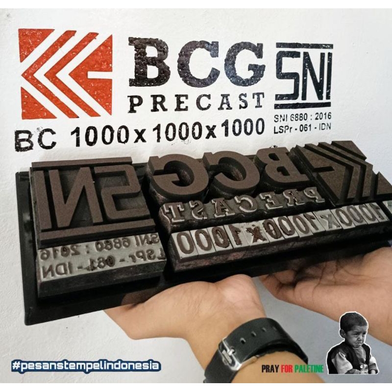 Jual stempel beton penanda beton cap beton | Shopee Indonesia