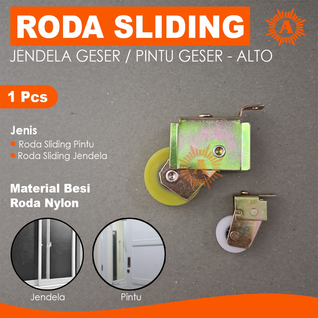 Jual Roda Sliding Ekonomi Window / Door / Geser Jendela & Pintu - Alto ...