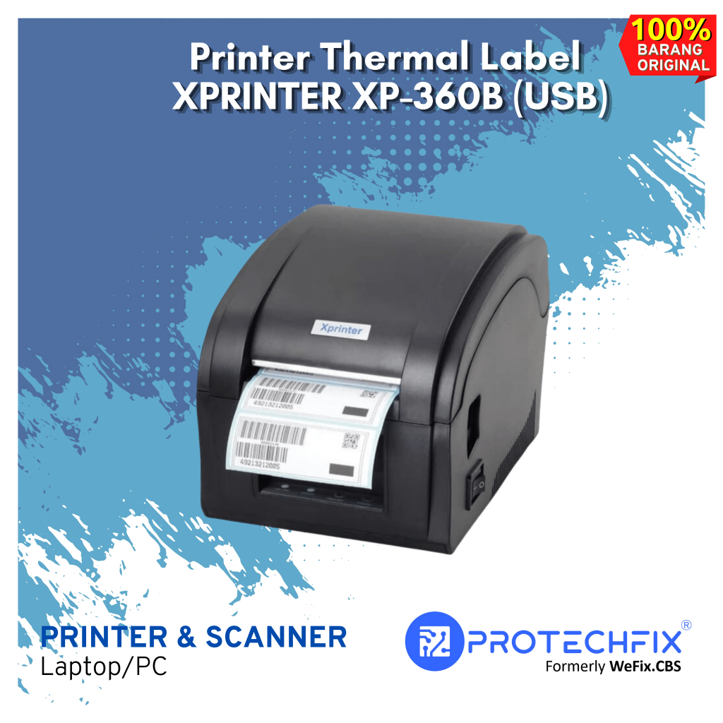 Jual PRINTER BARCODE THERMAL - LABEL PRINTER XPRINTER XP-360B - USB ...