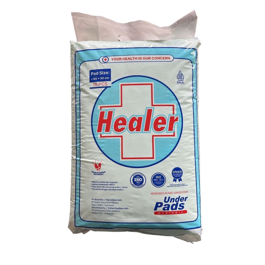 Jual Underpad Healer Perlak Sekali Pakai Alas Pasien Menyerap Urine ...