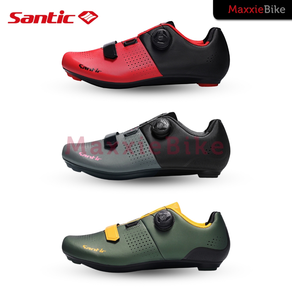 Jual SANTIC S21029 Sepatu Sepeda Cleat Roadbike Cycling Lock Shoes ...
