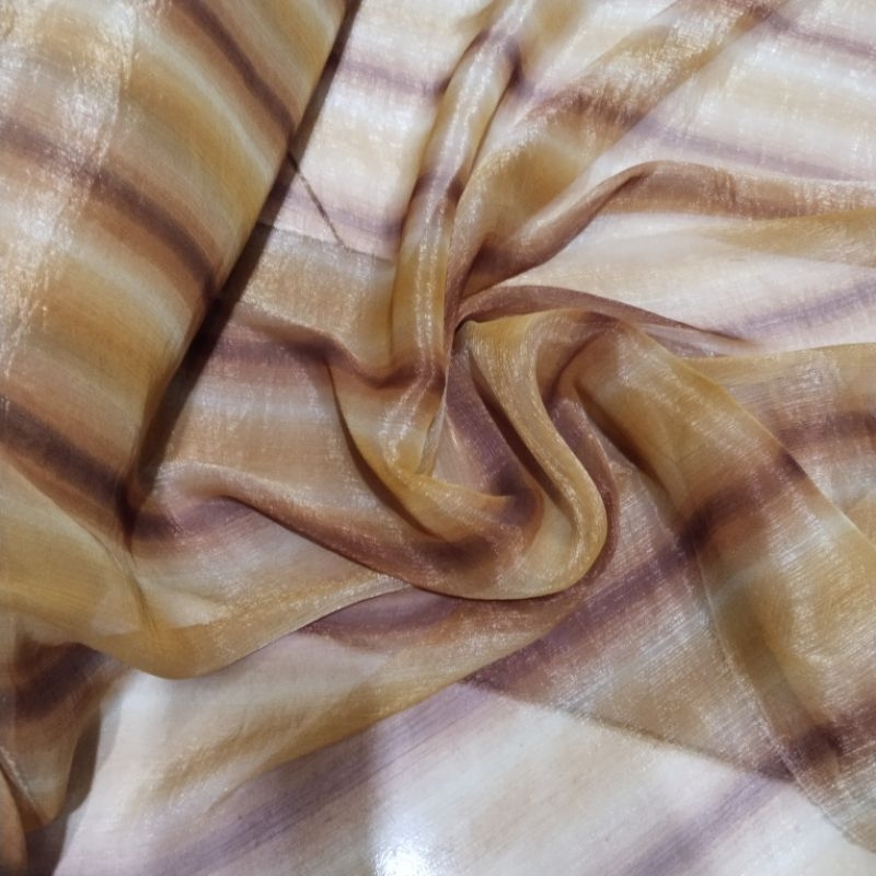 Jual Kain Chiffon silk // Sifon silk // Bahan Pelangi //Chiffon Yoryu ...