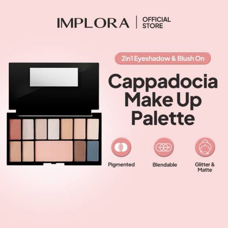 Jual Implora Eyeshadow Cappadocia Make Up Palette | Shopee Indonesia
