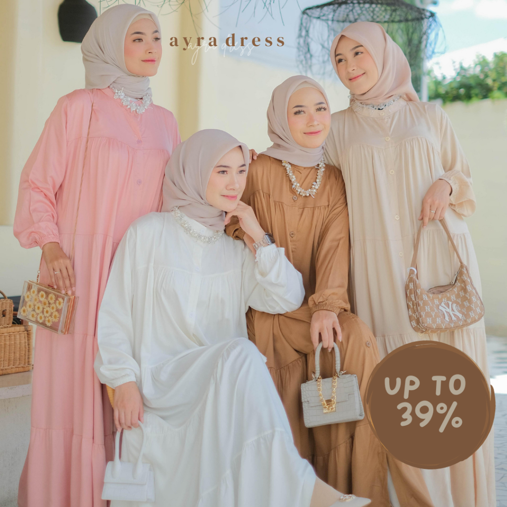 Jual MISSOLLA Ayra Maxy Dress Oversize Rayon Twill Busui Friendly FREE ...