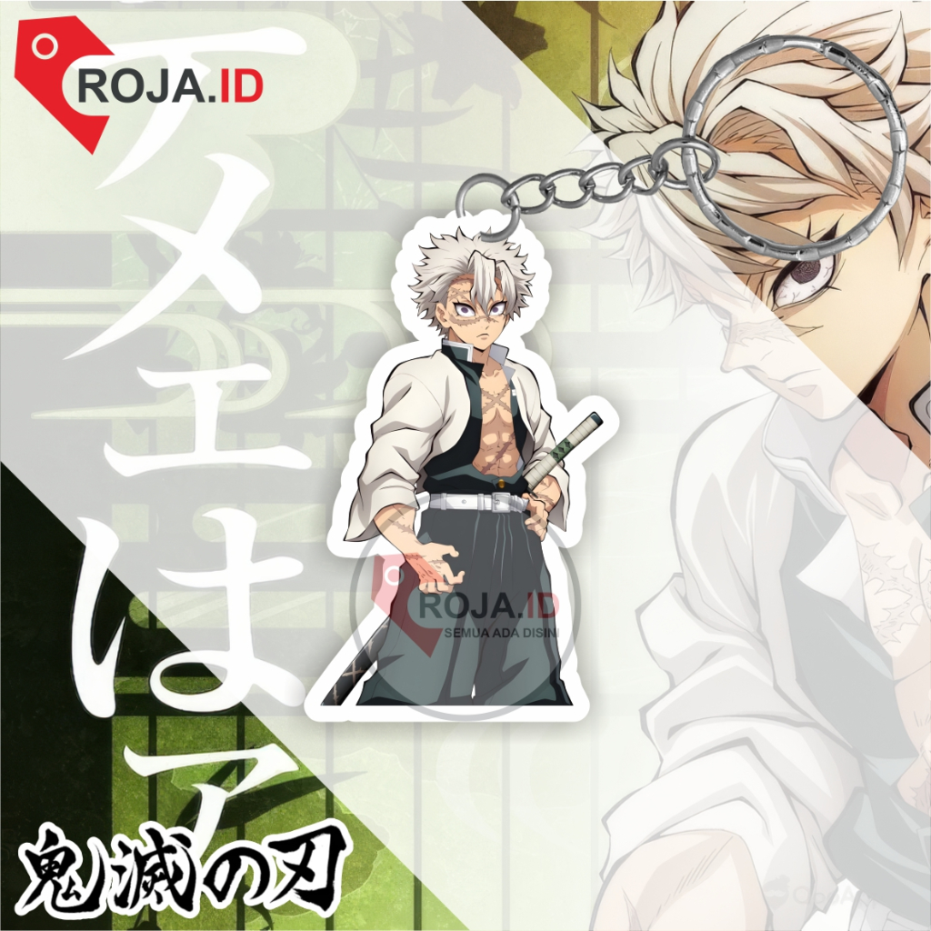 Jual Gantungan Kunci Kimetsu No Yaiba Sanemi Shinazugawa HASHIRA ANGIN ...
