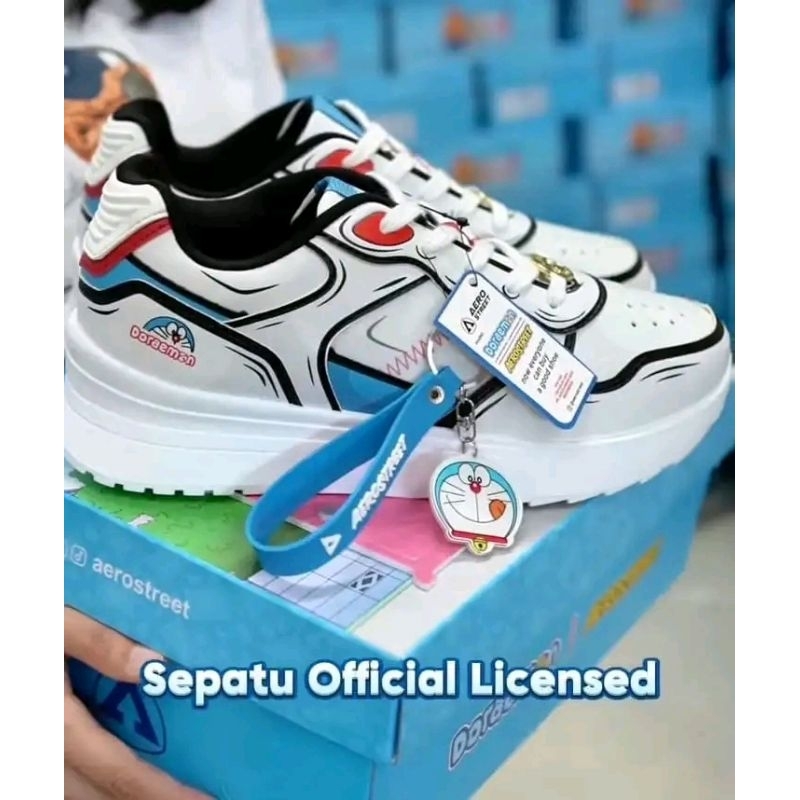 Jual Sepatu Aerostreet Doraemon Limited (BIRU) sz 40 | Shopee Indonesia