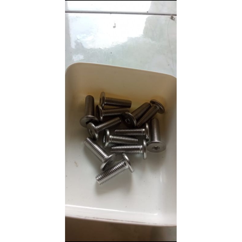 Jual BAUT PIRINGAN STENLIS ANTI KARAT, UNTUK SEMUA MOTOR. | Shopee Indonesia