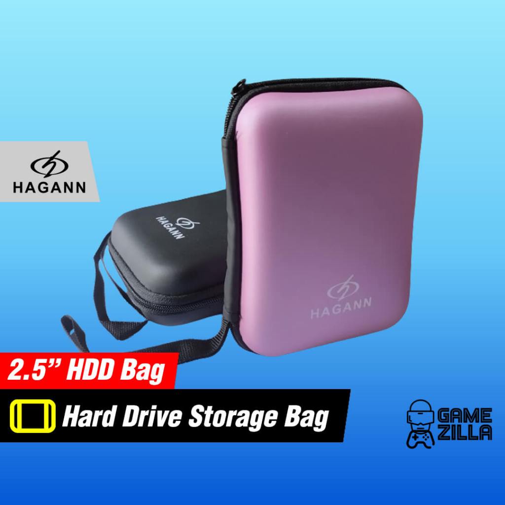 Jual Pouch Hardcase HDD/SSD 2.5 Inch External Protection HAGANN HDA-E01 Sarung Dompet Hardisk ...