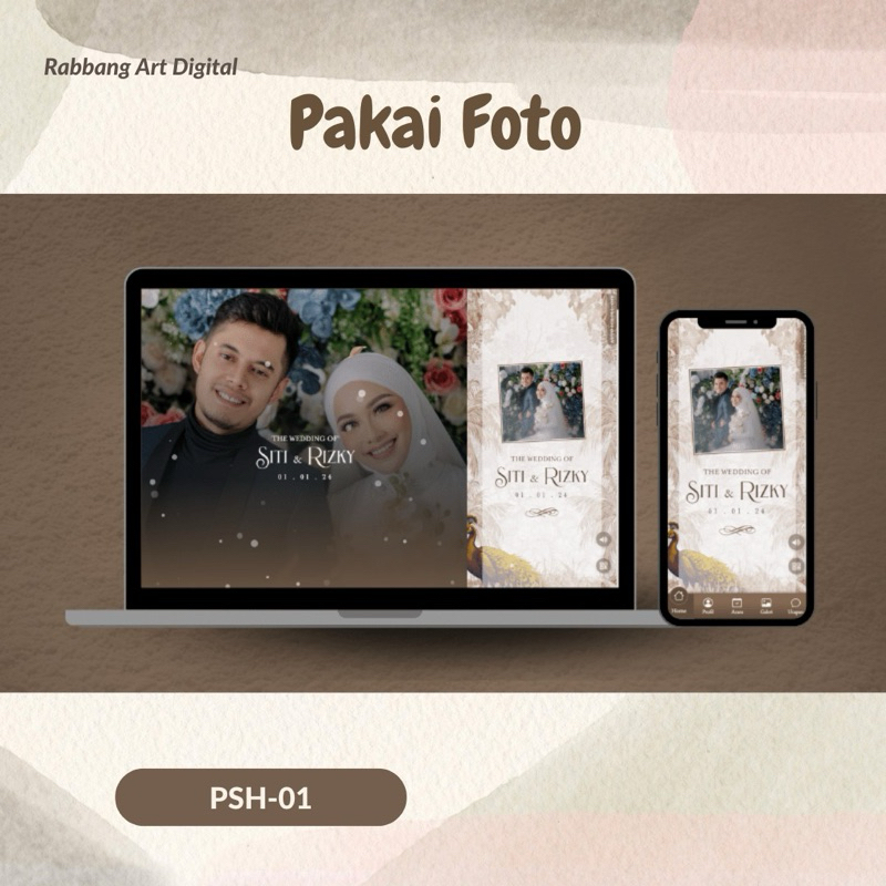 Jual (PSH) Undangan Digital Web Online Pernikahan Fitur Lengkap | Shopee Indonesia