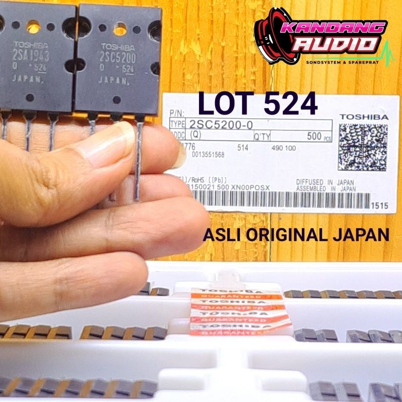 Jual TRANSISTOR FINAL TOSHIBA C5200/A1943 LOT 524 | Shopee Indonesia