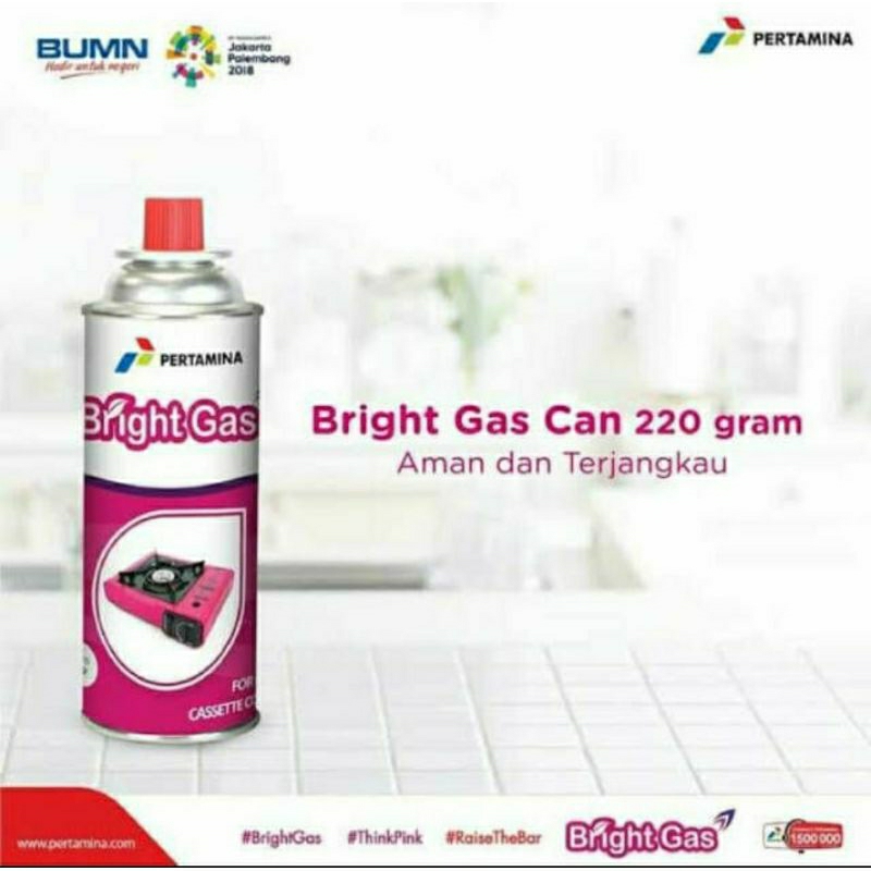 Jual Bright Can Gas 220gr Pertamina | Shopee Indonesia