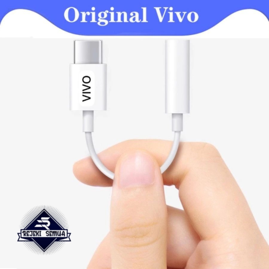 Jual (GARANSI) Converter / Splitter HEADSET VIVO type C to Jack 3.5mm ...