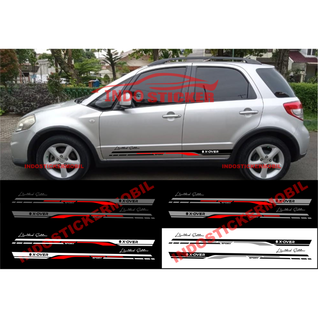 Jual sticker mobil suzuki x over cutting stiker list mobil x-over ...