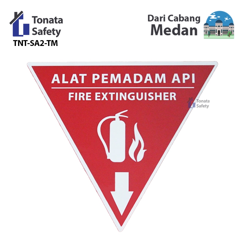 Jual Segitiga APAR / Rambu Akrilik Alat Pemadam Api Ringan Tanpa Merek ...