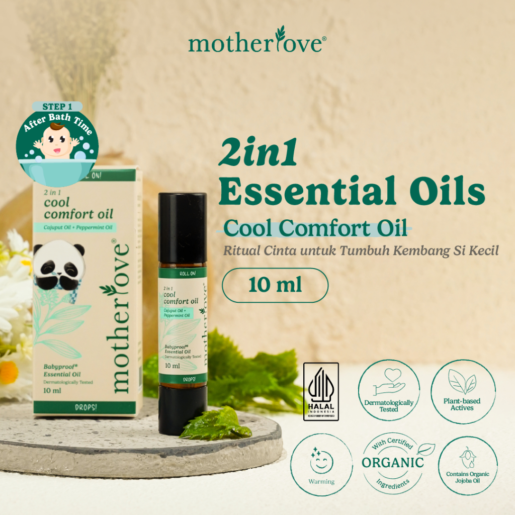 Jual Motherlove Cool Comfort Oil 10 ml - Organik Essential Oil Menghangatkan dan Meredakan Batuk ...