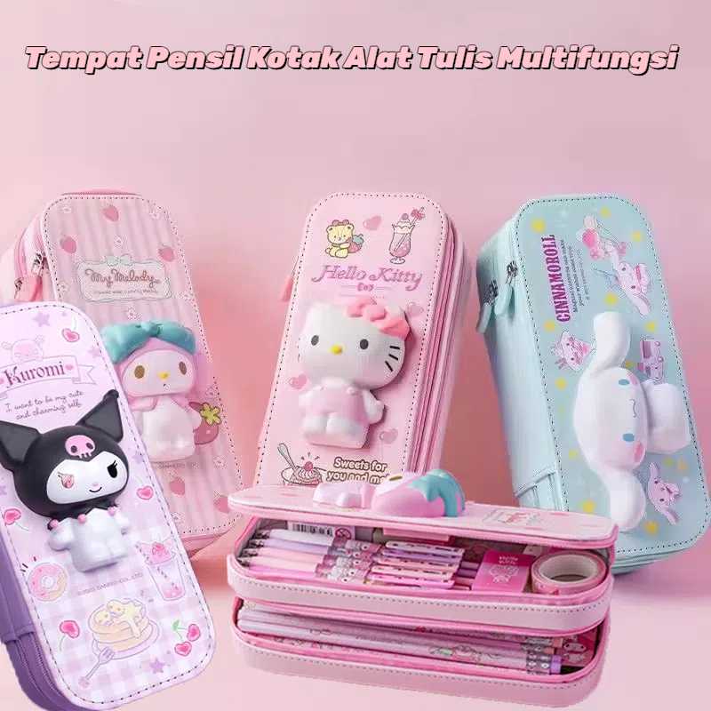 Jual Tempat Pensil Dua Susun Squishy Double Decker Pen Holder ...