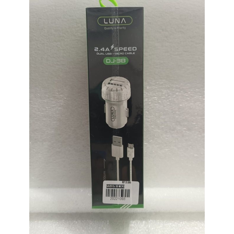 Jual charger mobil Luna DJ 3B | Shopee Indonesia