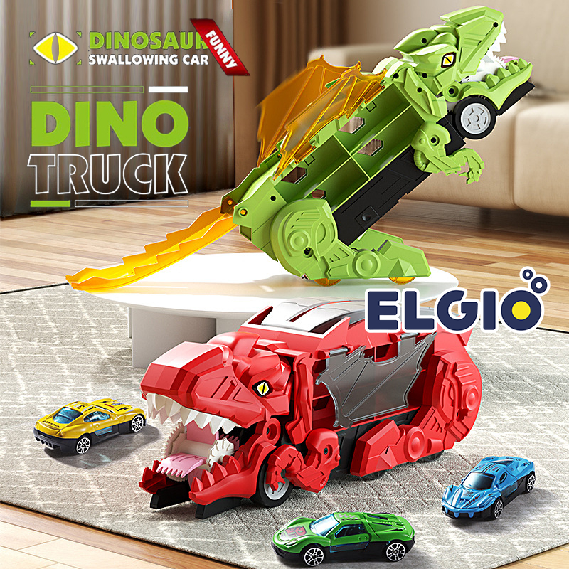 Jual Mainan Mobil Truk Dinosaurus Dino Truck Swallowing Car | Shopee ...