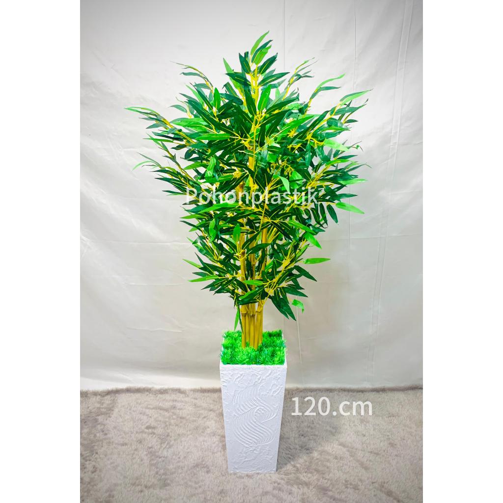 Jual pohon bambu artificial Tinggi 70cm / 100cm / 120cm Pot Harbot ...
