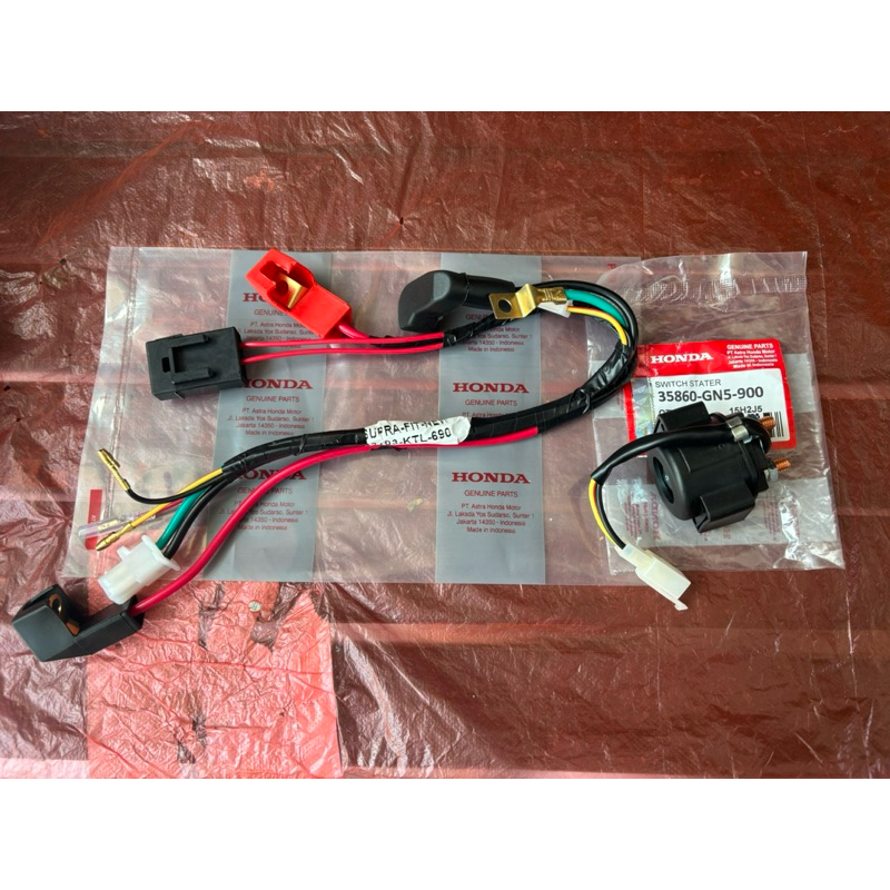 Jual SWITCH STATER BENDIK + KABEL BODY AKI PLUS RUMAH SEKRING SUPRA FIT ...