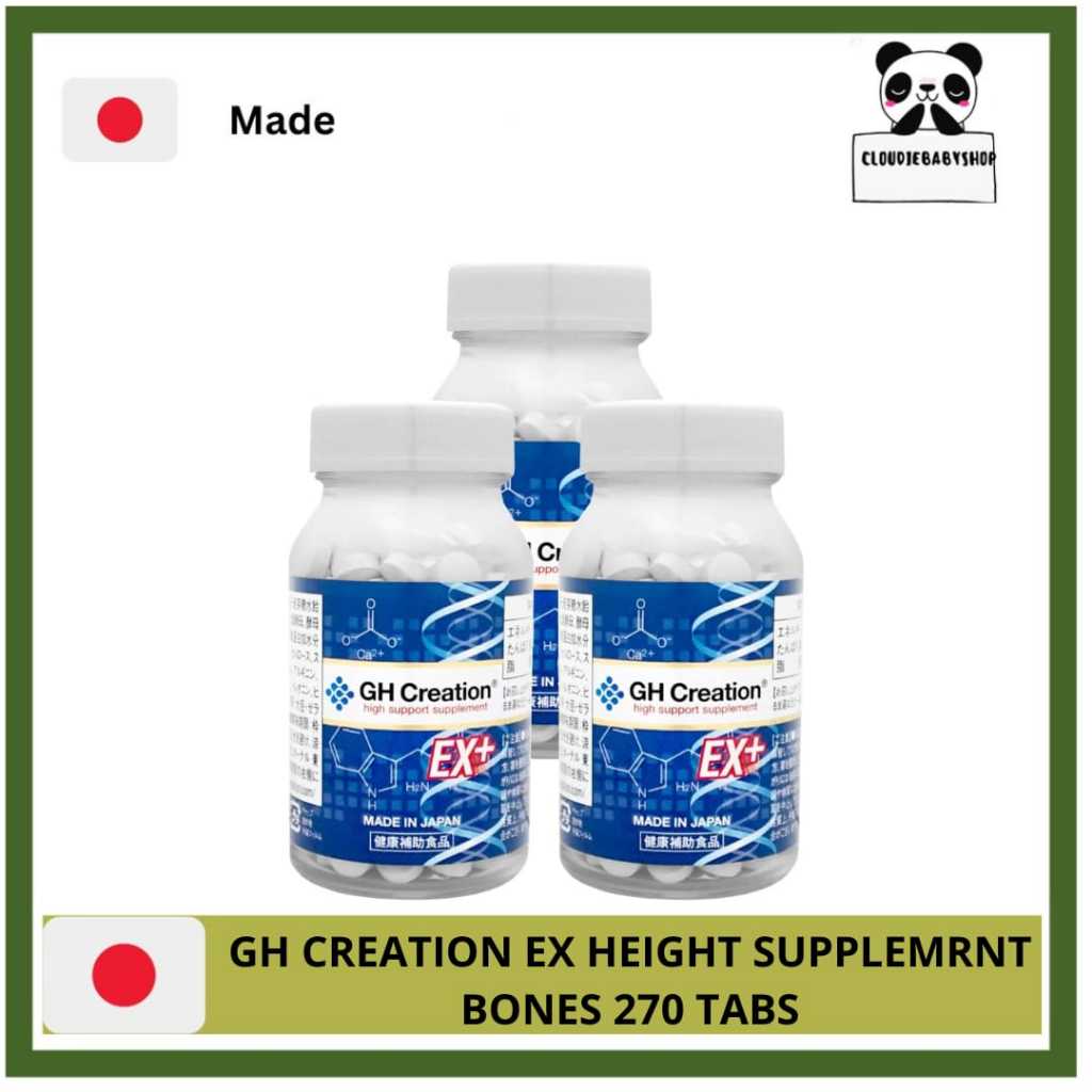 Jual GH Creation EX Height Supplement Bones 270 Tablets original Japan ...