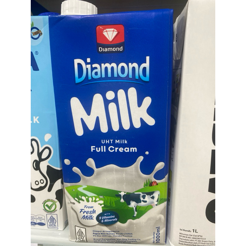 Jual DIAMOND susu UHT full cream 1L | Shopee Indonesia