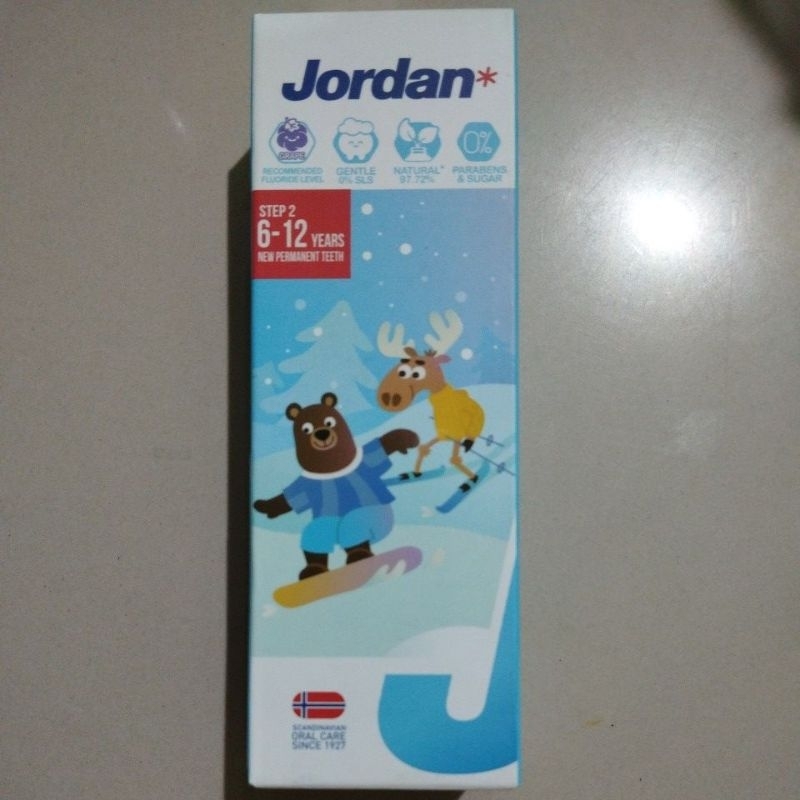 Jual Jordan step 2 6-12 years new permanen teeth 75g | Shopee Indonesia