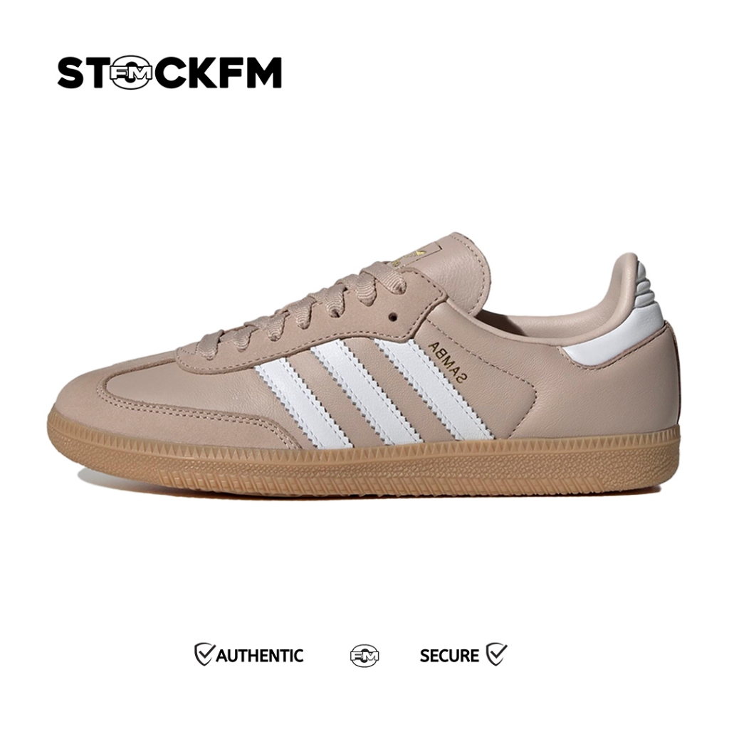 Jual Adidas Samba OG Wonder Taupe Cloud White Gold Metallic (IE6523 ...